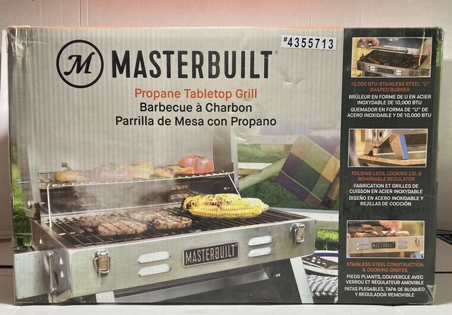 Masterbuilt MB20030819 Portable Propane Grill Stainless Steel for sale ...