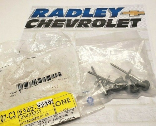 23423239 NEW GM OEM TAG BRACKET INSTALLATION KIT CHEVROLET GMC B24 | eBay