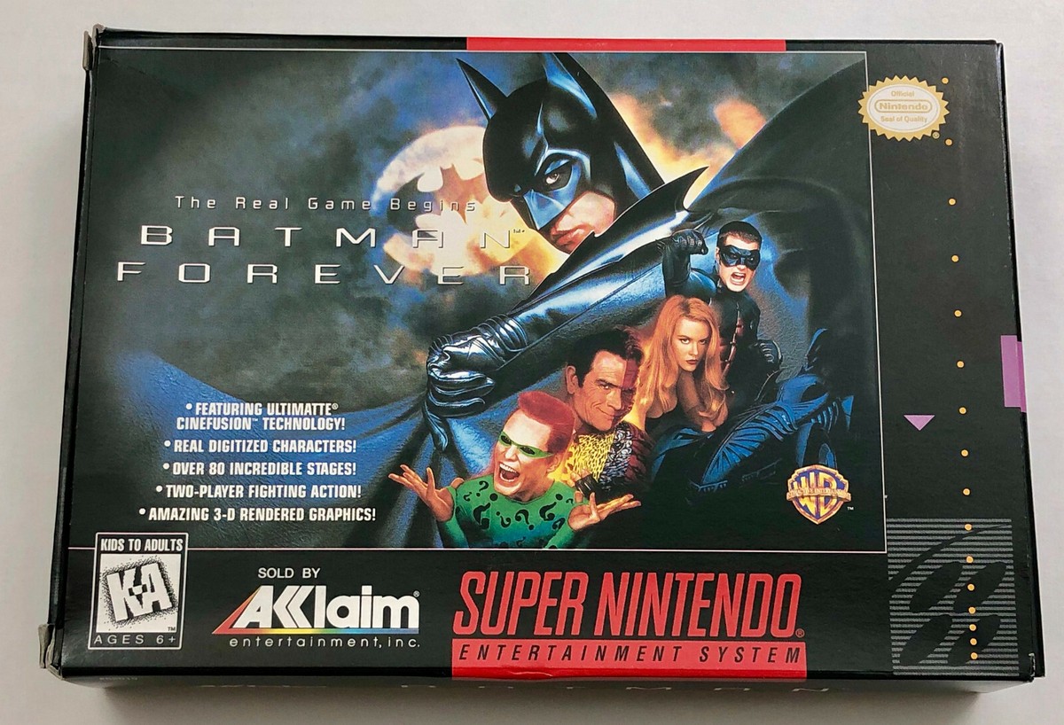 Batman Snes Box