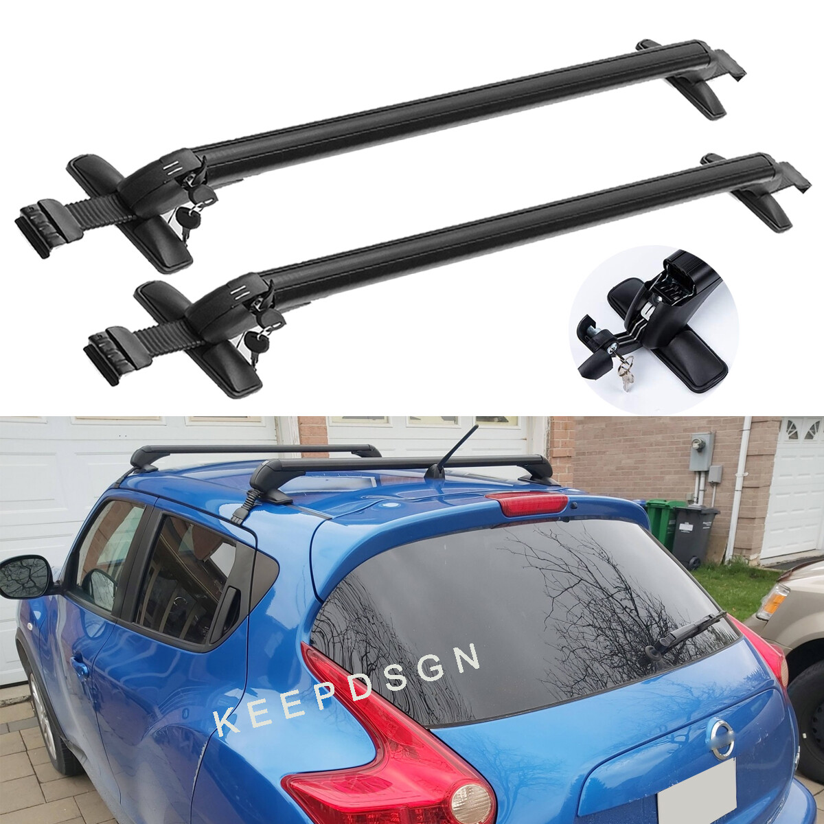 For Nissan Juke Roof Rack System Carrier Cross Bars, 44% OFF