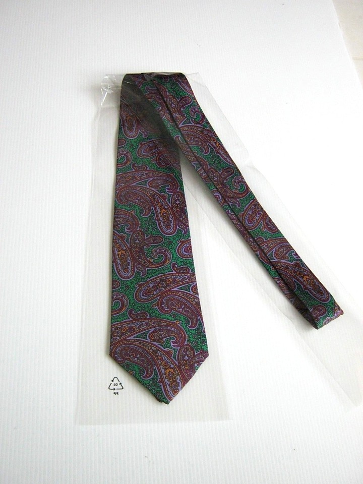 Leslie's Luxury Pure Silk Paisley Made in Italy Gift Idea | eBay