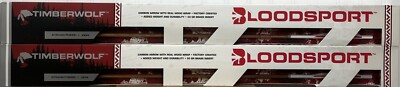 one dozen Bloodsport Archery Timberwolf 350 Arrows with Insert 1008306 ...