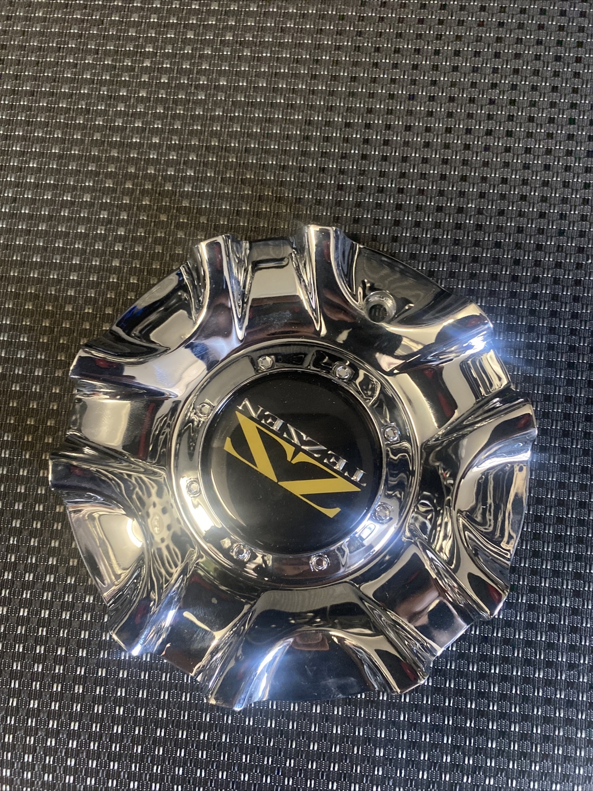 TEZZEN Wheels [49] CHROME Center Cap # HEX FWD Custom Center Cap (QTY ...