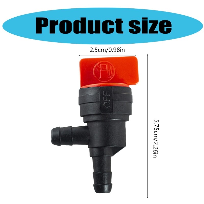 Petcock Shut Valves Plastic Gas Fuels Switches Lawn Accessories | eBay