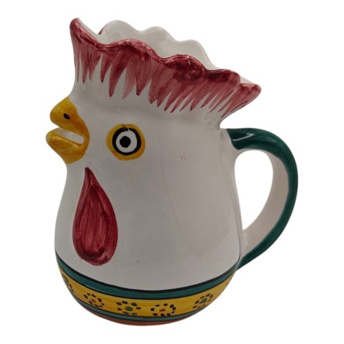 Deruta of Italy Hand Painted Rooster Cream Pitcher | eBay
