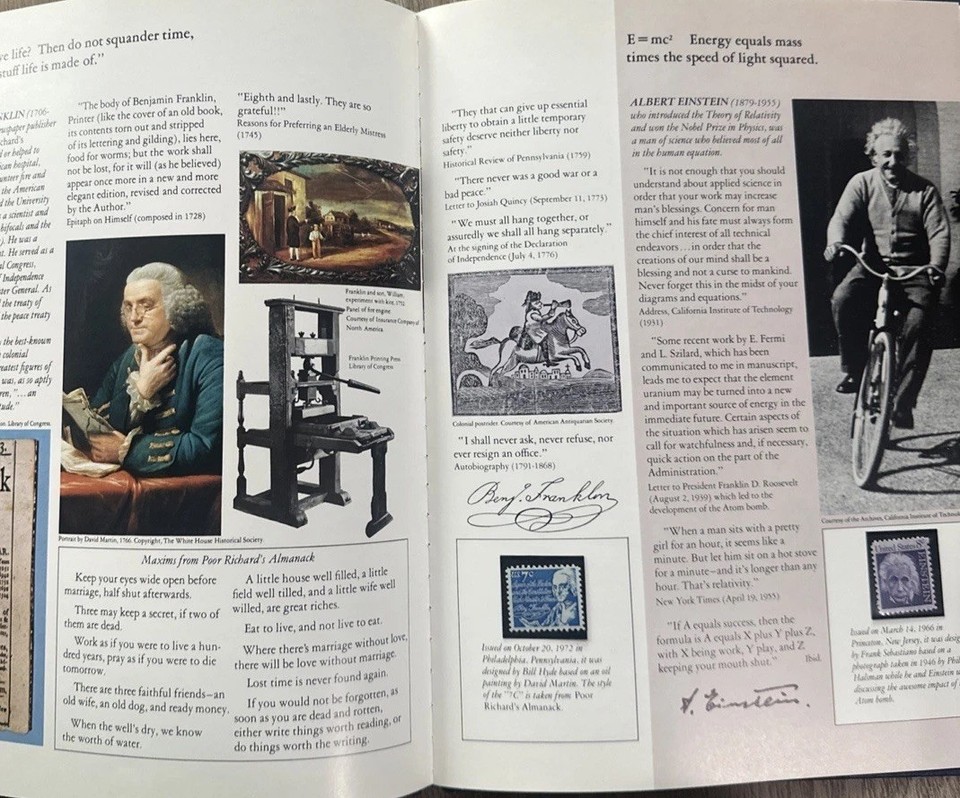 The Prominent American Series Vintage Collection of Mint Stamps Album ...
