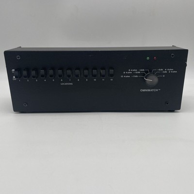 Omnimatch Speaker Selector, 12-Channel Audio Speaker Receiver System | eBay