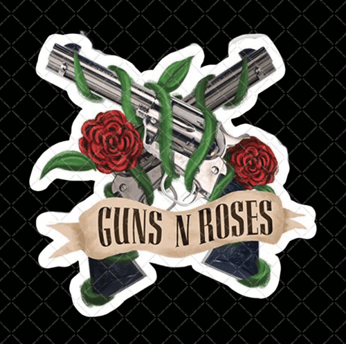 Guns N Roses Rock Vinyl Sticker Decal Music Rap Car Truck Bumper Window ...