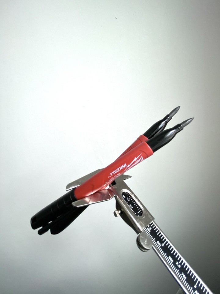 (2pcs) Carbon Fiber Milwaukee Pen, Awl, Paracord Knot Spike, Tactical ...