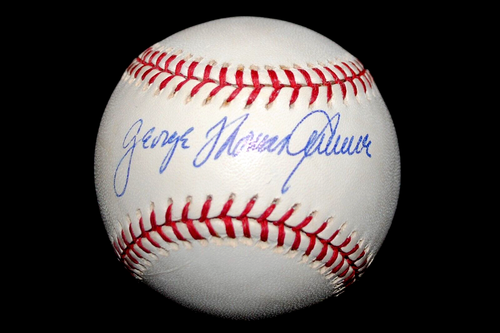AWESOME TOM SEAVER SIGNED OMLB AUTO "GEORGE THOMAS SEAVER" HOF METS JSA ...
