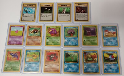 Pokemon Fossil Set 1ST EDITION Vintage Cards Lot of 16 NM | eBay