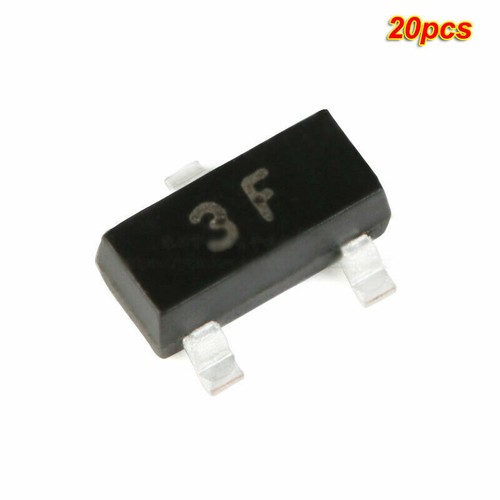 20pcs 45V 1A SMD Triode BC857B silk screen 3F SOT-23 PNP transistor ...