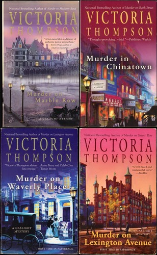 Gaslight Mystery Cozy Victorian Lot of 4 Paperback by Victoria Thompson ...