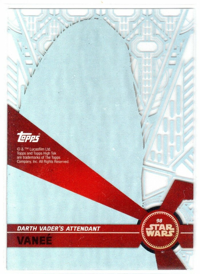 STAR WARS 2017 TOPPS HIGH TEK #98 VANEE FORM 2 PATTERN 3 DS EXHAUST ...