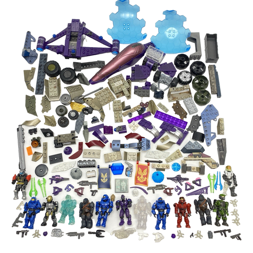 Halo Mega Bloks Construx Mixed Lot 13 Figures Spartans Covenant ...