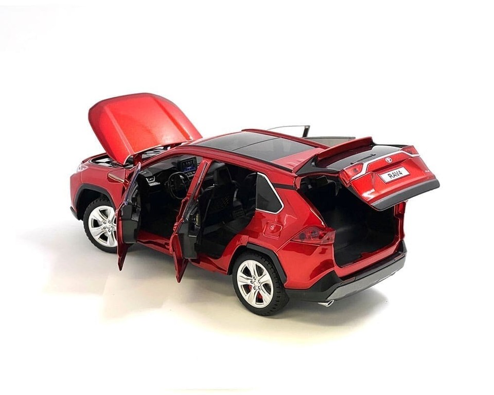 Toyota Rav4 Hybrid XSE – Red Diecast 1:24 Scale Model - H08666MRD | eBay