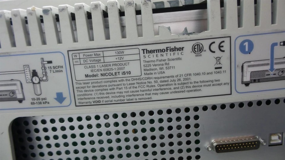 Thermo Scientific Nicolet iS10 Infrared FTIR Spectrometer | eBay