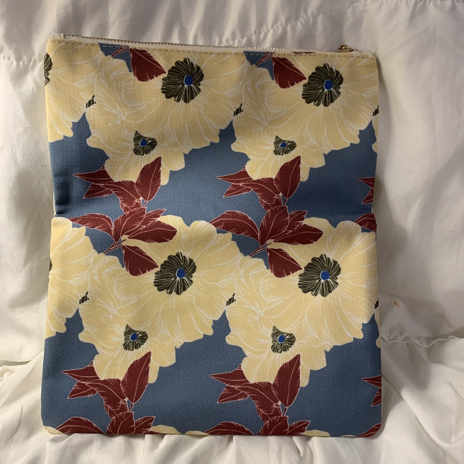 Rachel Pally Reversible Clutch Purse In Bloom Yellow and Mauve ...