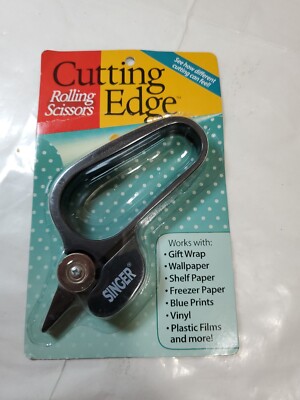 Singer Cutting Edge Rolling Scissors NOS Never Used Made In China | eBay