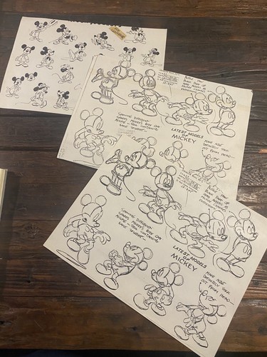 Character Model Animation Sheets Mickey Mouse Disney PpLew Keller Chris ...