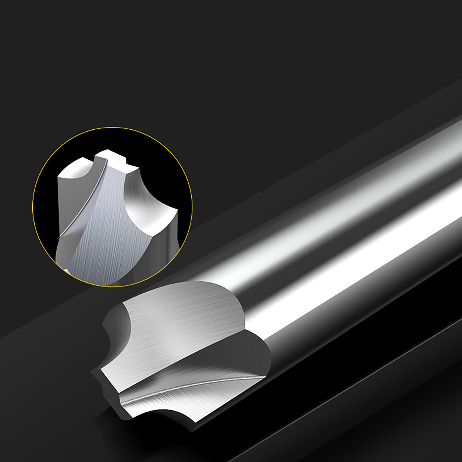 HSS Corner Rounding End Mill Radius Milling Cutter For Steel Copper ...