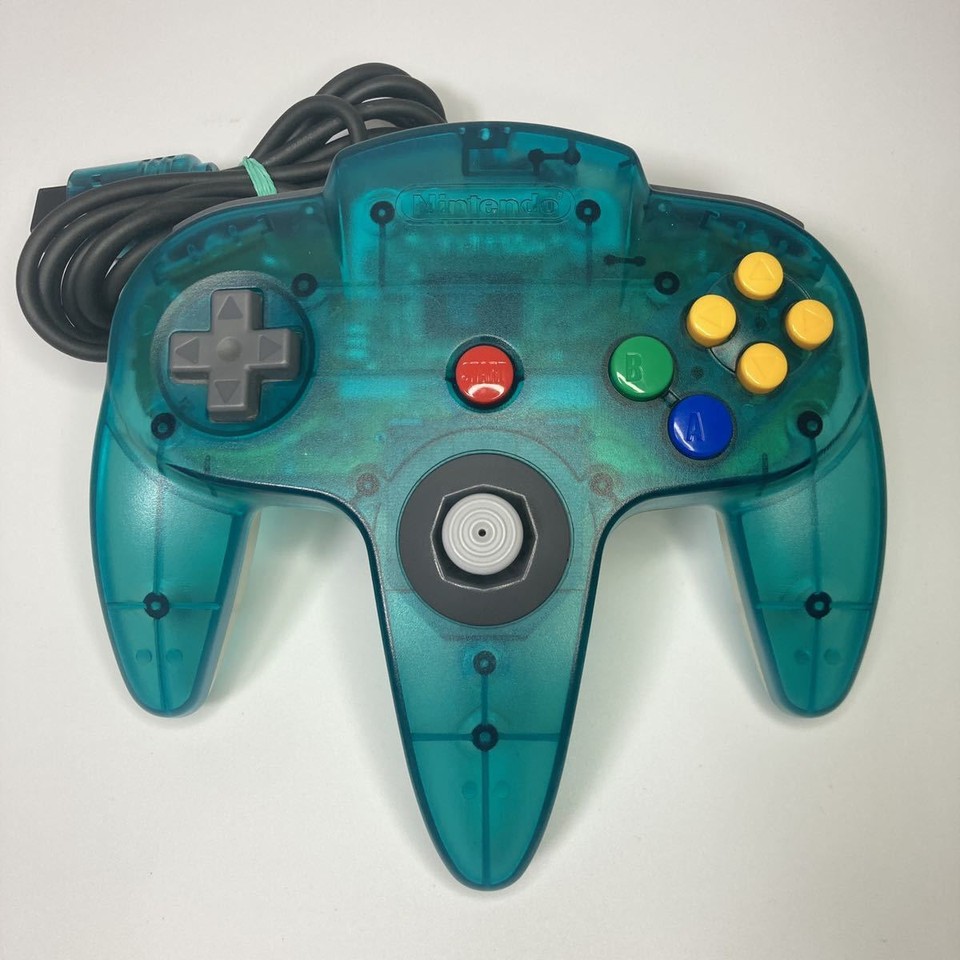Nintendo 64 Clear Blue N64 Console - Region Free - Choose Controller ...