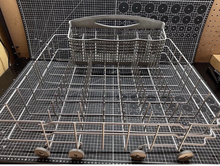 Frigidaire Dishwasher FDB1450CHC4 Lower Dish Rack P/N 5304535379 ...