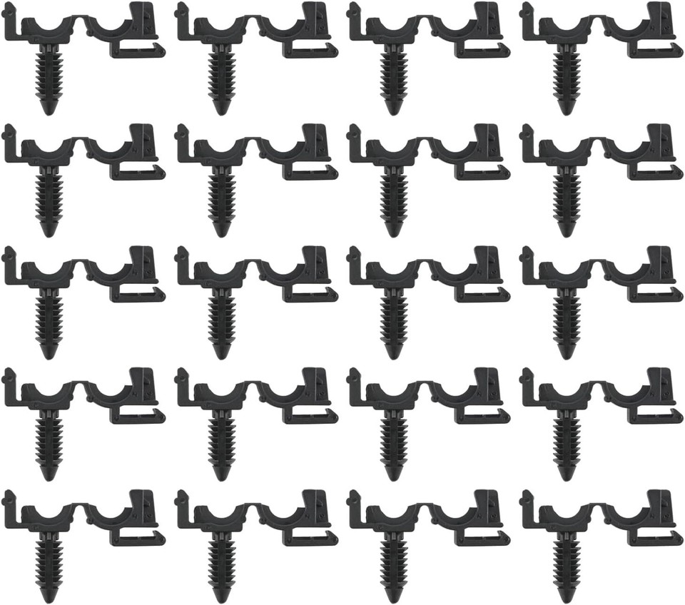 10pcs Wire Cable Loom Routing Retainer Clip I.D. 1/4" O.D. 3/8" for GM ...