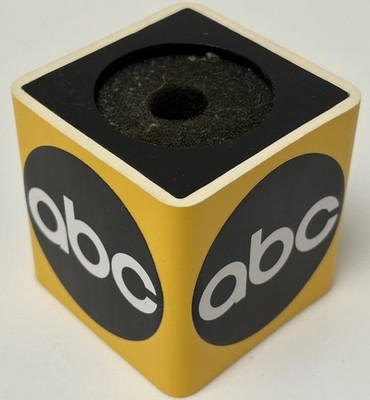 1970’s ABC Sports News Entertainment Screen Used Vintage Mic Flag ...