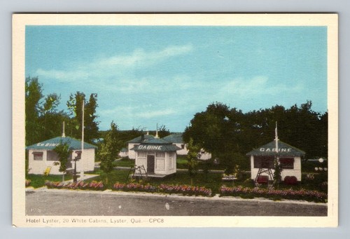Lyster-Quebec, Hotel Lyster, Cabins, Advertisement, Vintage Postcard | eBay