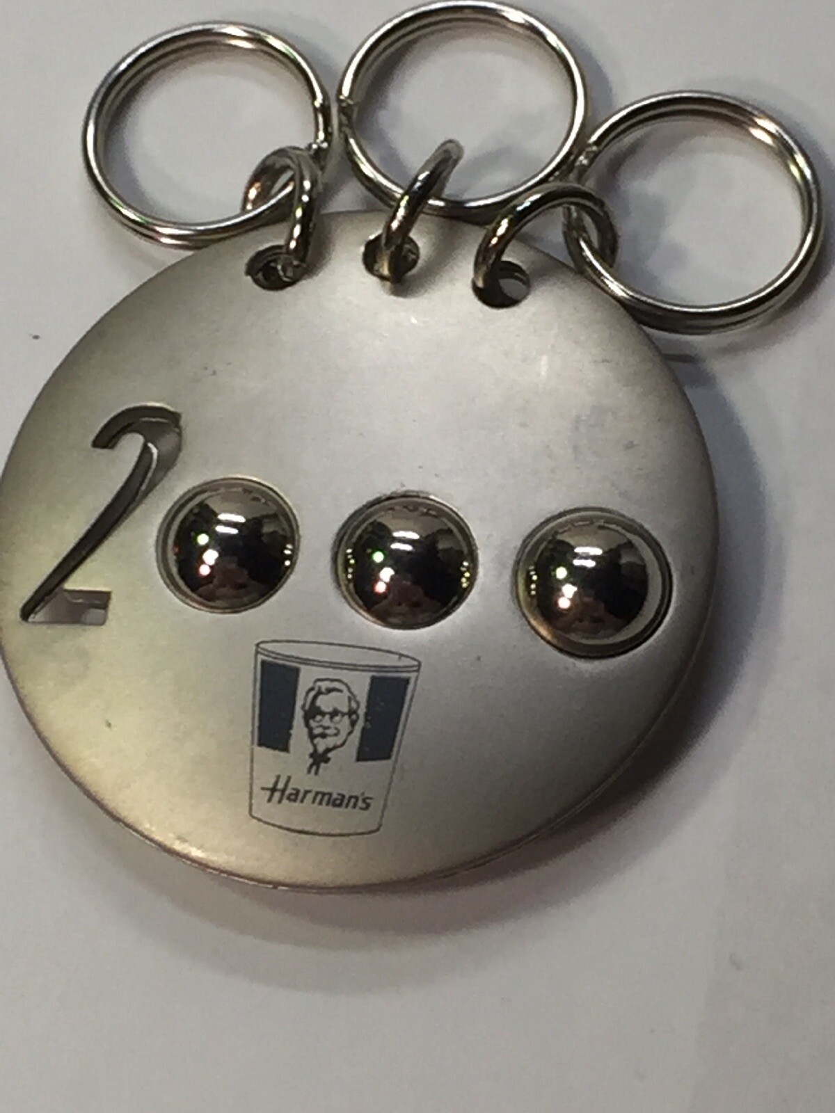 Harman's Family Restaurants Kentucky Fried Chicken KEYCHAIN Satin ...