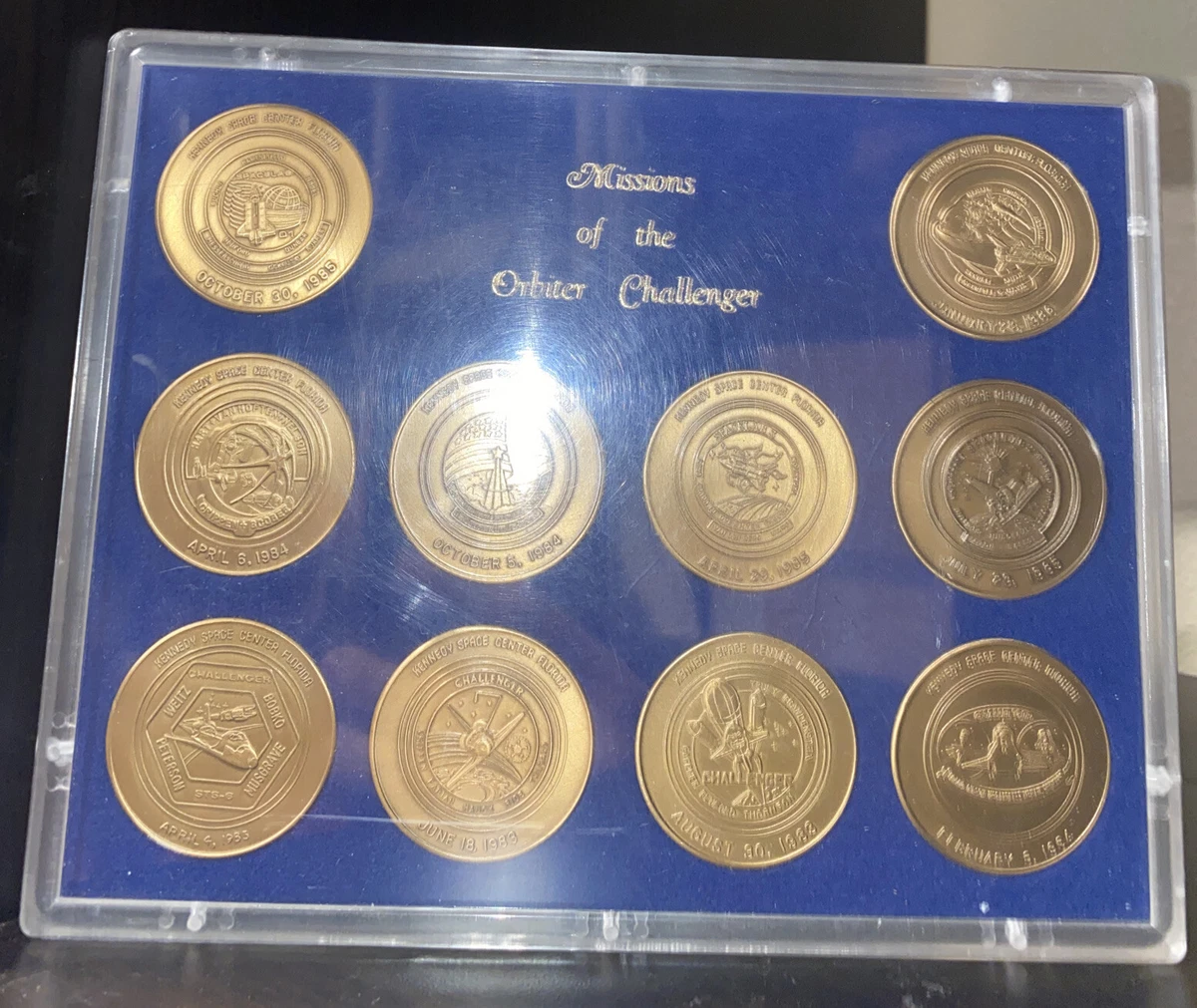 Space Shuttle Challenger Coins