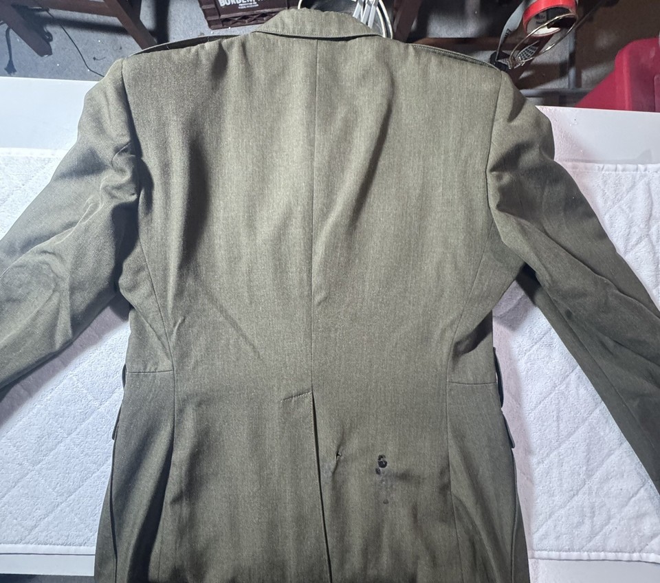 USMC Marine Corps Alpha Green Service Jacket Military Coat 39S 8405-01 ...