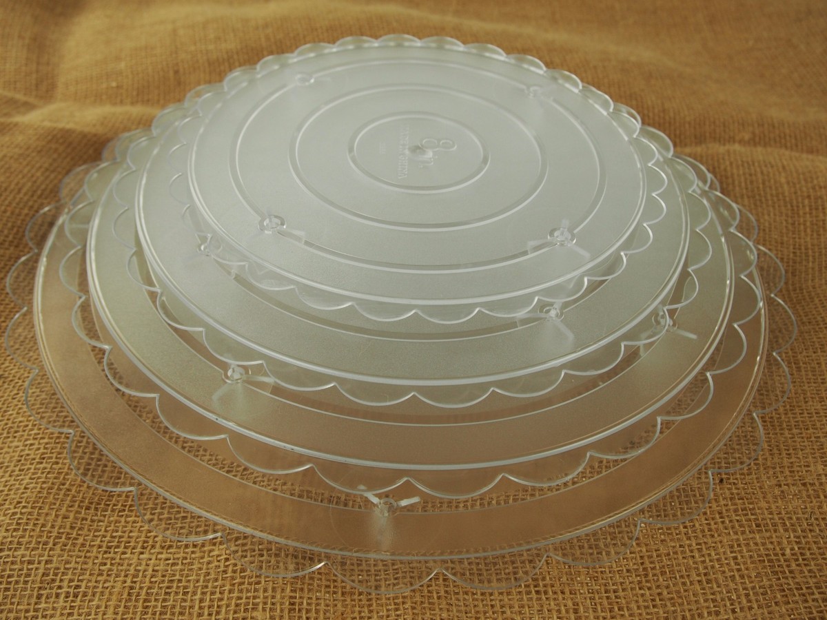 Acrylic 5 Piece Plate Display