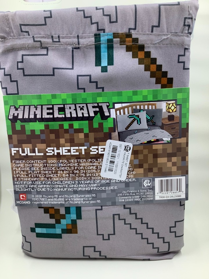 Minecraft Sheet Set | eBay