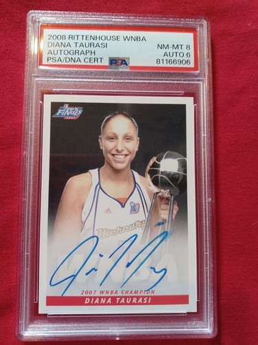 2008 Diana Taurasi Rittenhouse On Card Auto WNBA PSA 8 | eBay
