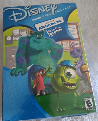 Disney Junior Games Ages 5 & up Monsters Inc-PC Brand New Sealed | eBay