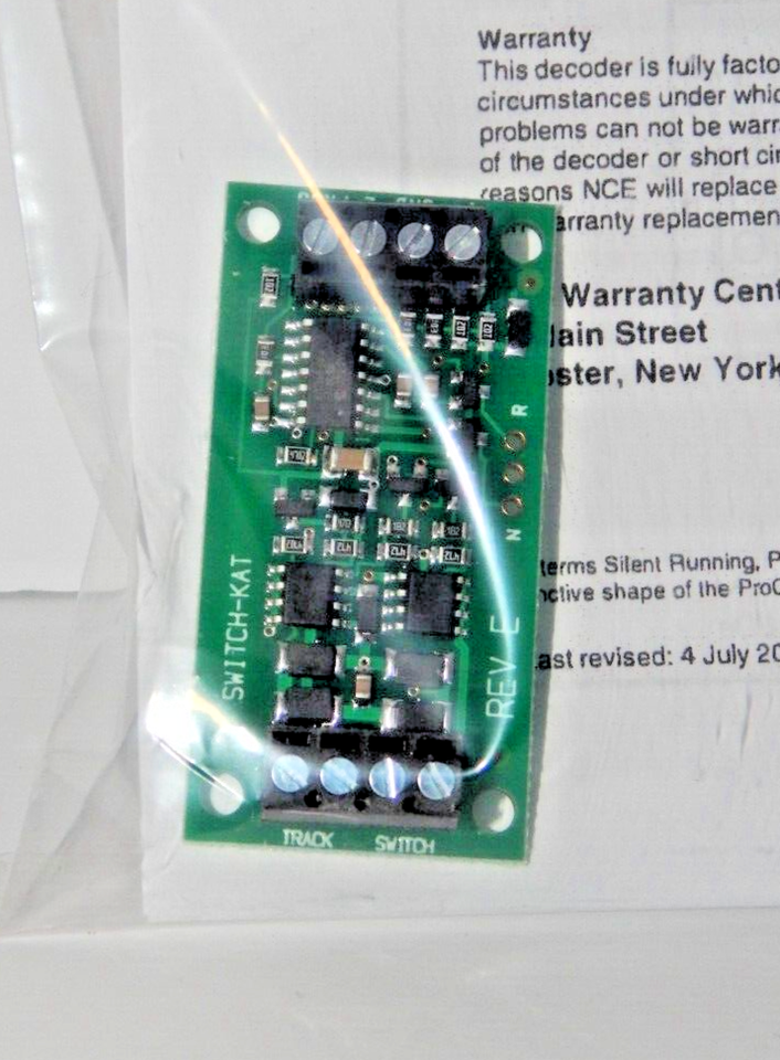 NCE #116 Switch-Kat Switch Machine Controller for Kato or LGB Turnouts ...