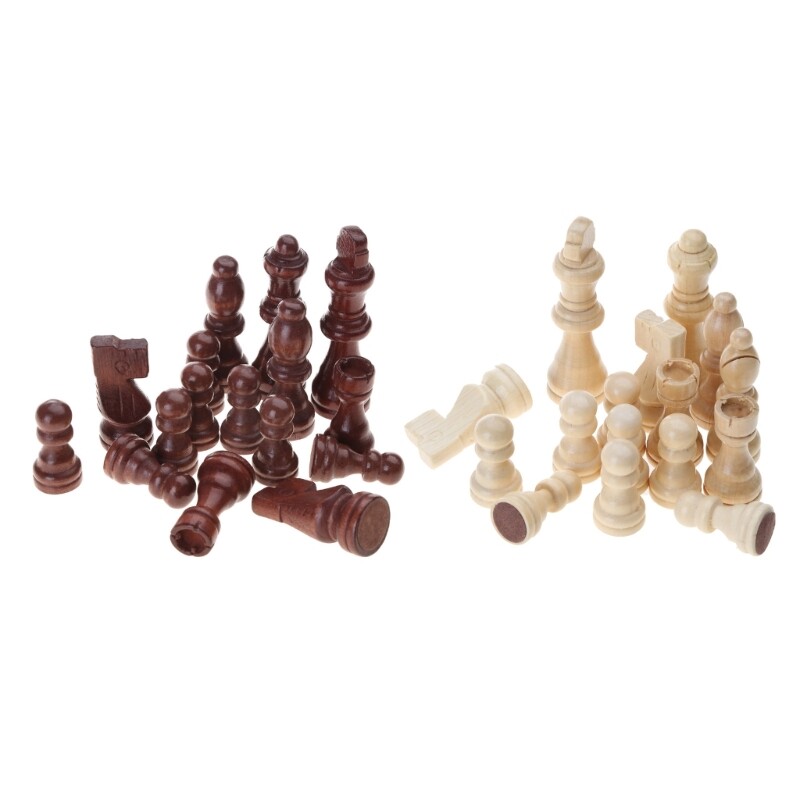 32 Pcs International Chess Figures Chess Pieces Tournament Chessmen | eBay