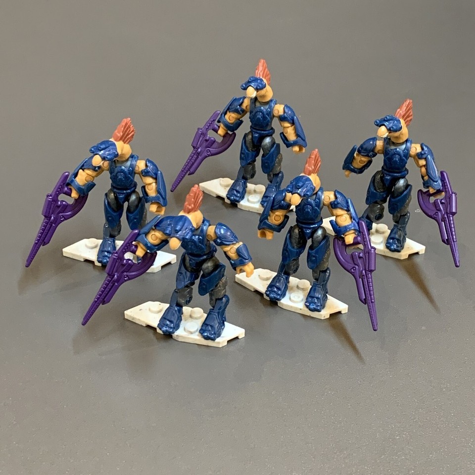 10X Mega Construx Halo Jackal sniperr BLOKS UNSC MINI BUILDING figures ...