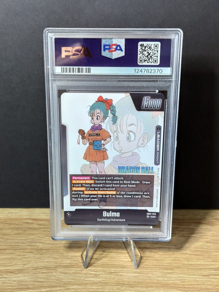 Dragon Ball Fusion World Manga Sb01-045 Bulma Gold Leader Alternate Art ...