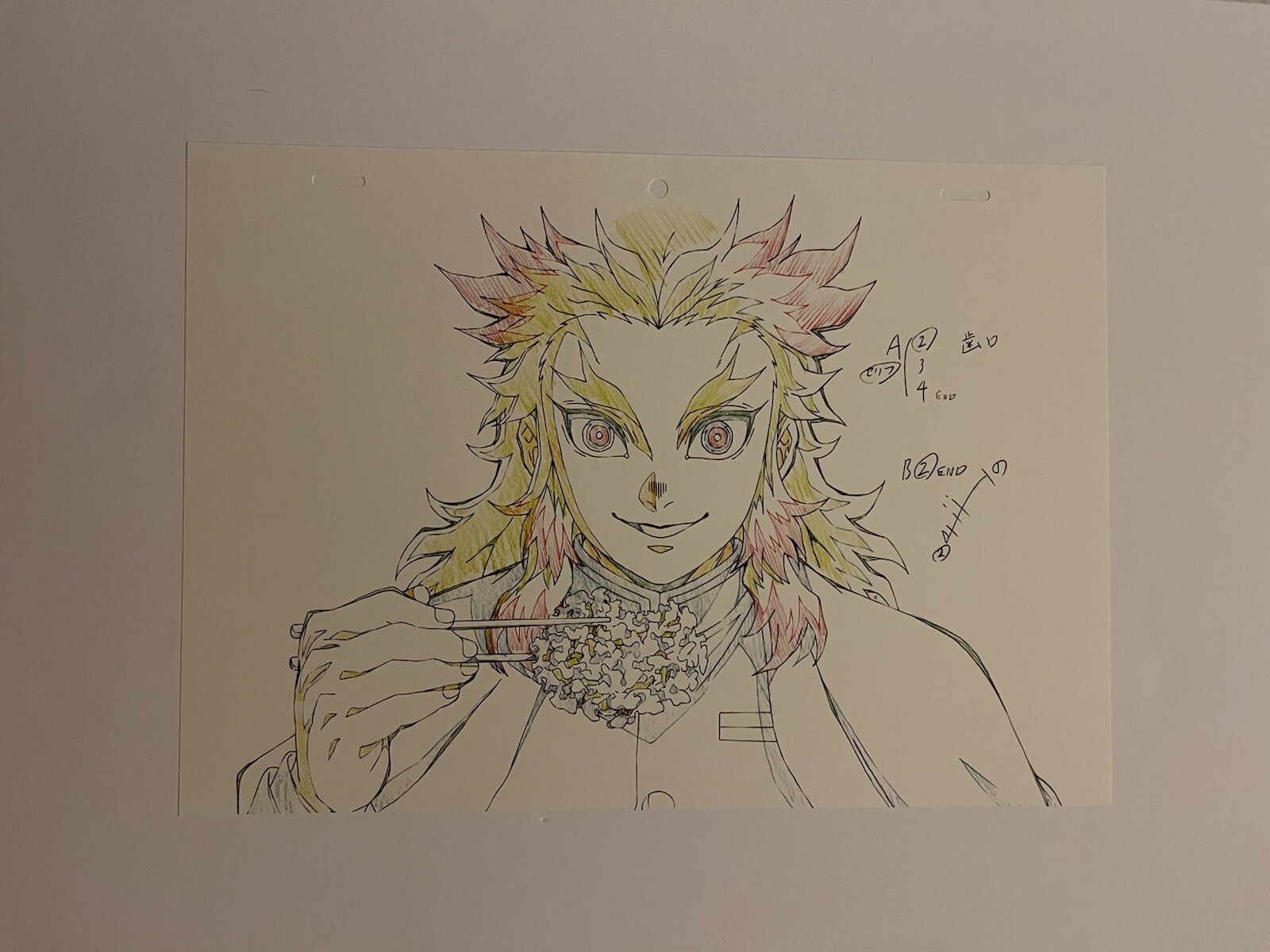 Demon Slayer: Kimetsu No Yaiba Mugen Train Genga Sheet B Rengoku ...