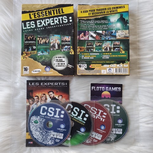 Jeu Les Experts CSI L'Essentiel pour PC - Floto Games | eBay