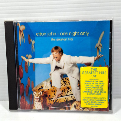 Elton John - One Night Only: the Greatest Hits MUSIC CD OZ SELLER ...
