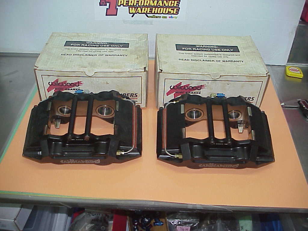 2 NEW Wilwood 4 Piston RH & LH Billet Prolite Brake Calipers NASCAR W16 ...