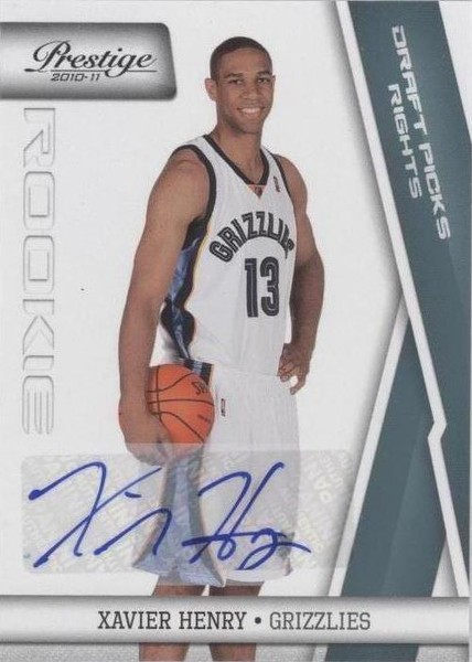 2010-11 Prestige - Draft Picks Rights Autographs #222 Xavier Henry /199 ...