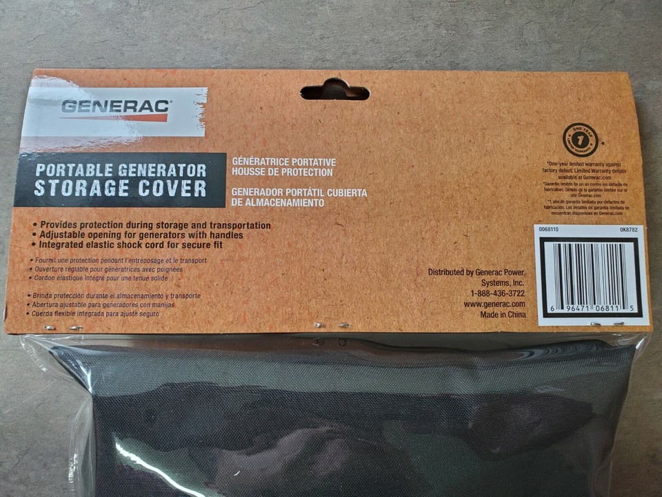 New Genuine OEM Generac 6811 Fits 5kW 8kW Portable Generator Storage ...