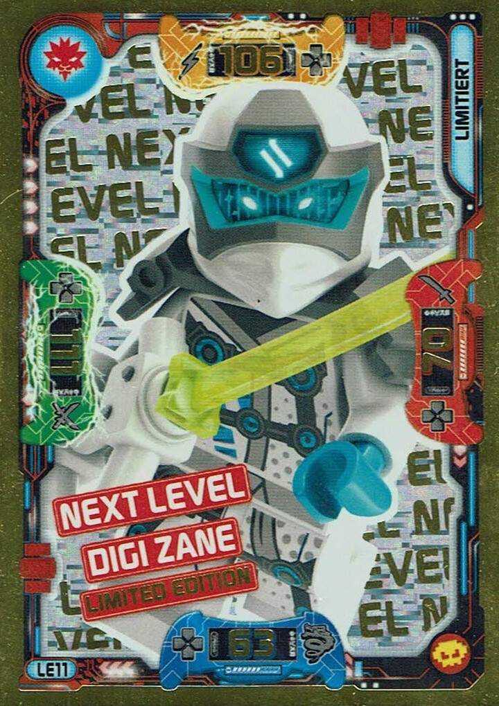 Lego Ninjago Serie 5 - Next Level - TCG Limited Edition LE11 Digi Zane ...