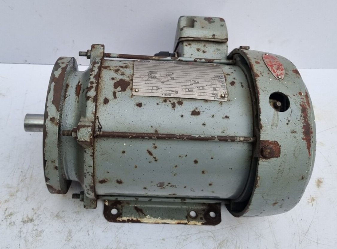 U.S Electrical Motors TCE Frame Motor 1740 RPM 6205-2ZJC3 / 6203-2ZJC3 ...