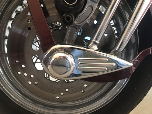 HARLEY HERITAGE SPRINGER FLSTS CHROME TEAR DROP FRONT ROCKER COVERS ...